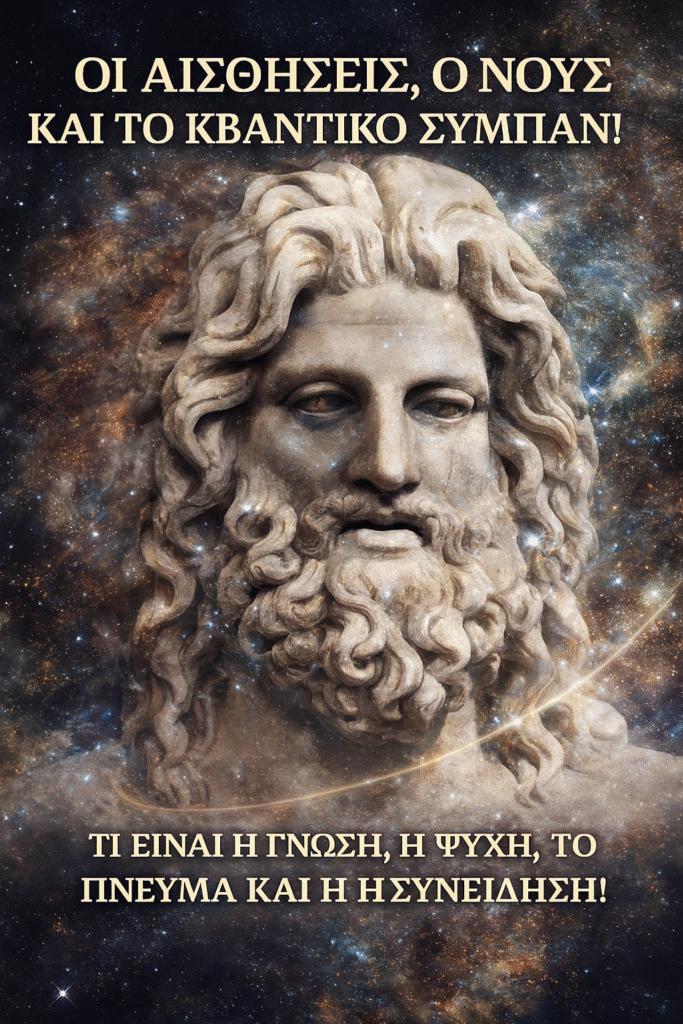 ΟΙ ΑΙΣΘΗΣΕΙΣ, Ο ΝΟΥΣ ΚΑΙ ΤΟ ΚΒΑΝΤΙΚΟ ΣΥΜΠΑΝ! ΤΙ ΕΙΝΑΙ Η ΓΝΩΣΗ, Η ΨΥΧΗ ...
